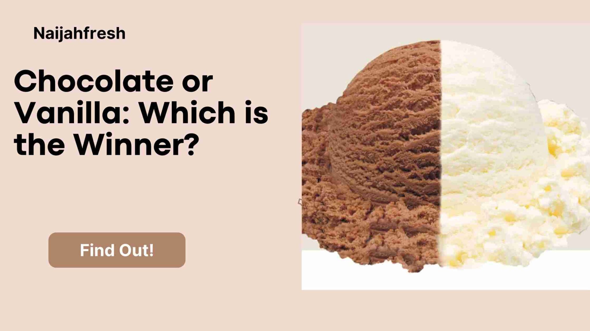 Chocolate vs Vanilla: Which Flavor Wins in Taste and Health? - NaijahFresh